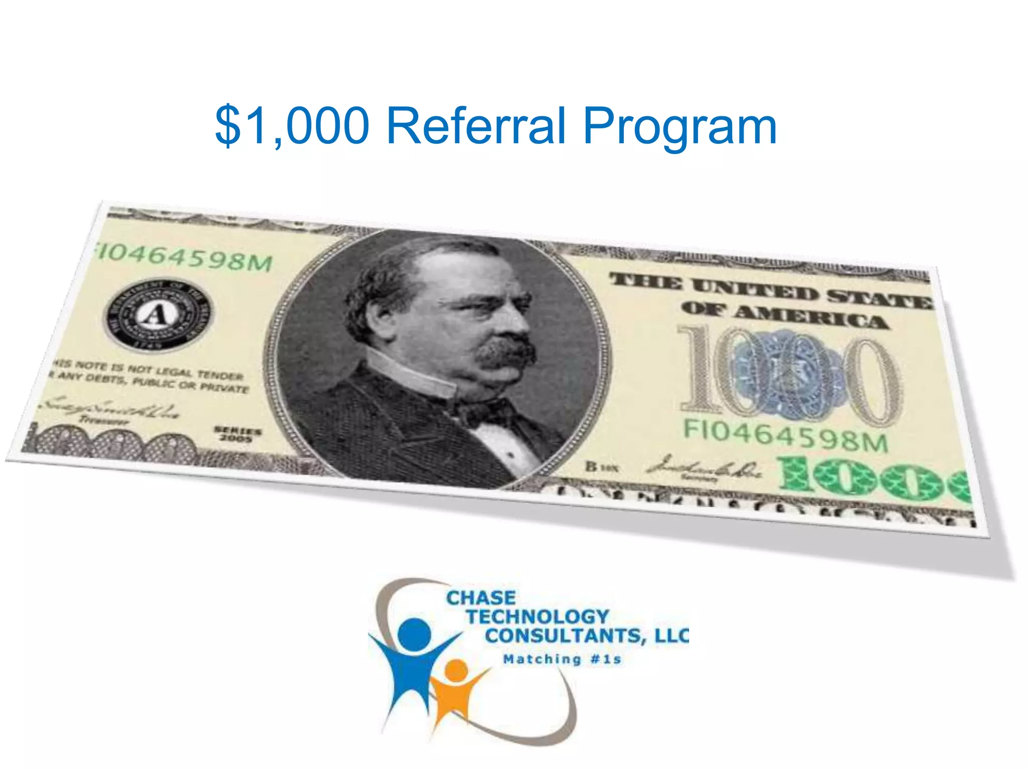 $1,000 Referral Program | PPT | Free Download