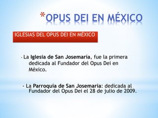 Opus Dei | PPTX