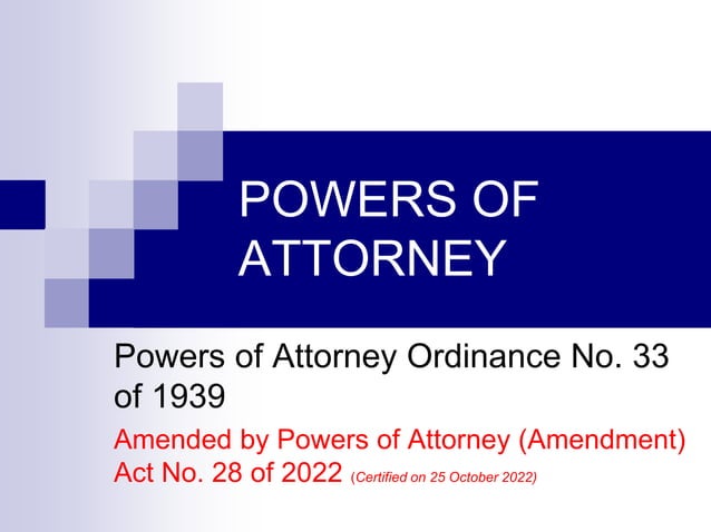 Powers of Attorney.ppt