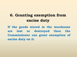 Powers of Central Excise Officers | PPTX