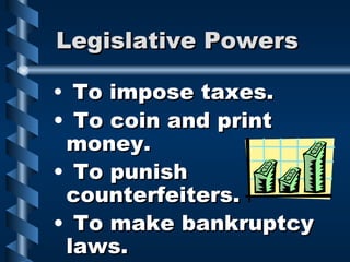 Powers of congress | PPT