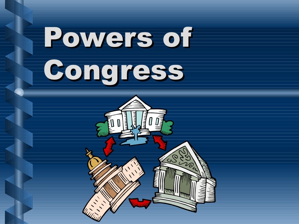 Powers of congress