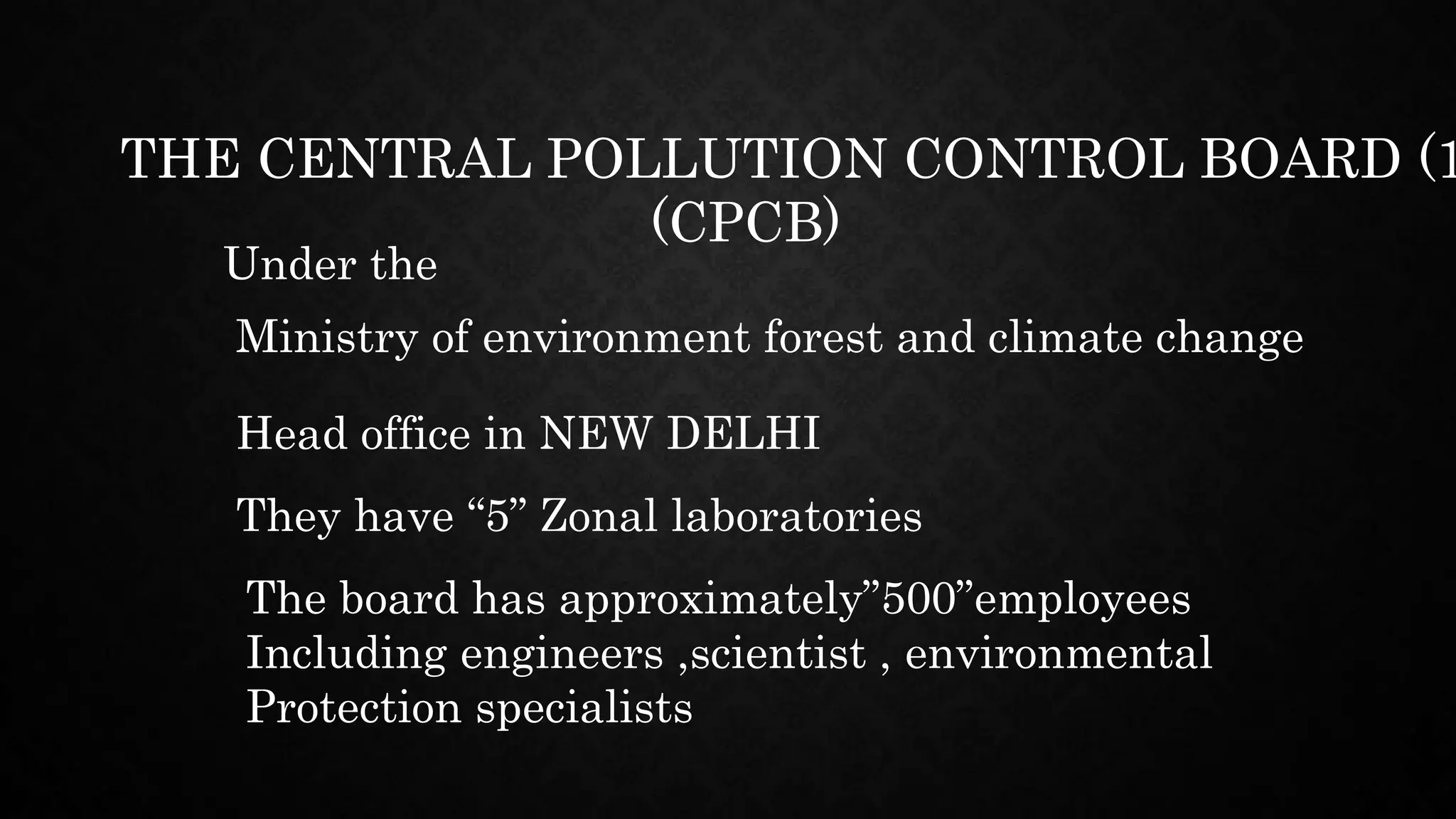 Powers of CPCB for Prevention and Control of Water Pollution | PPTX