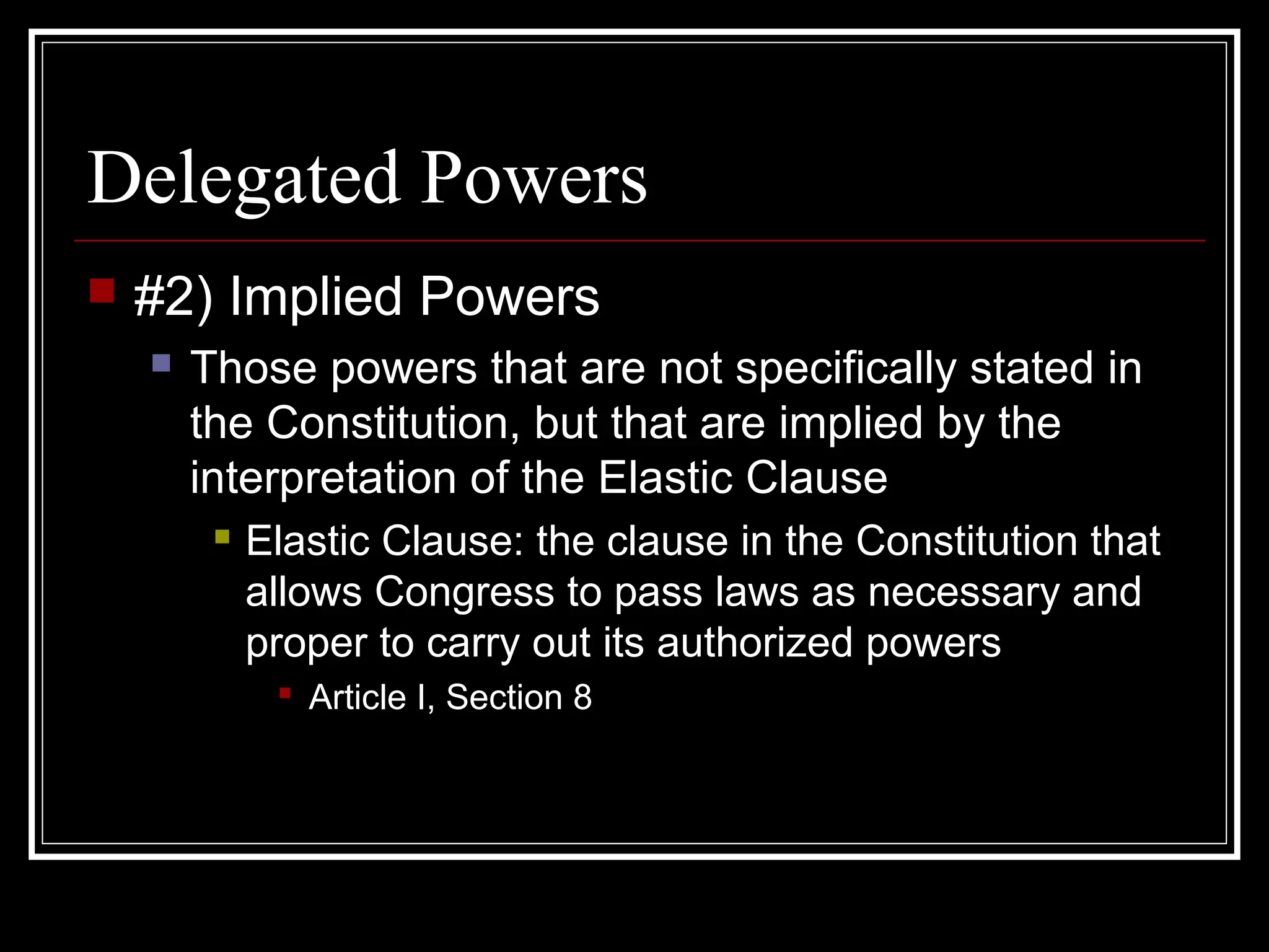 Powers of Government | PPT