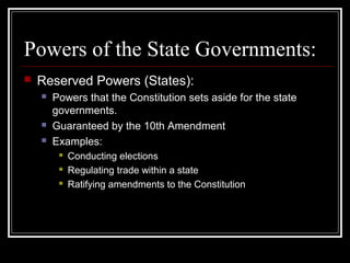 Powers of Government | PPT