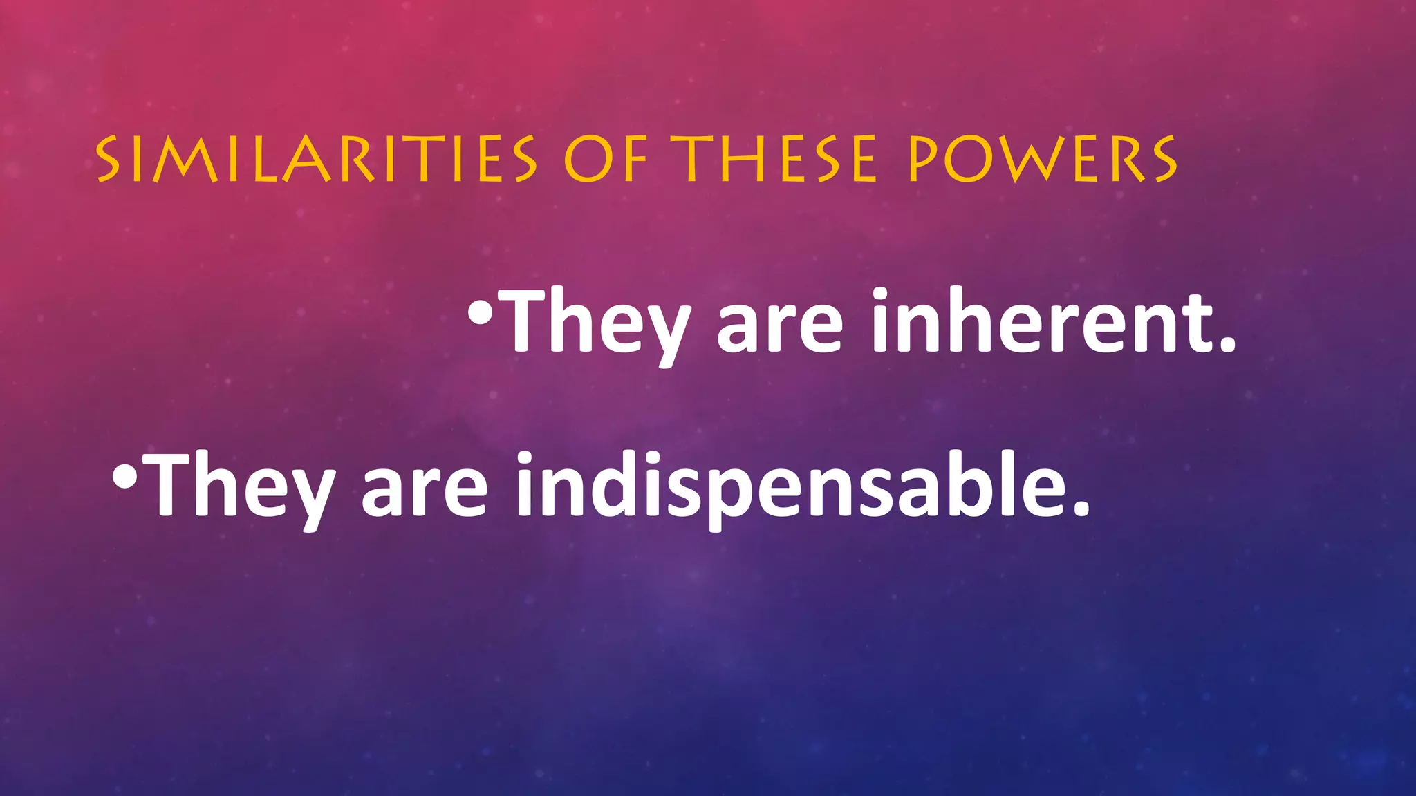 Inherent Powers of the State | PPT