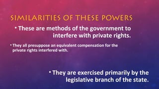 Inherent Powers of the State | PPT