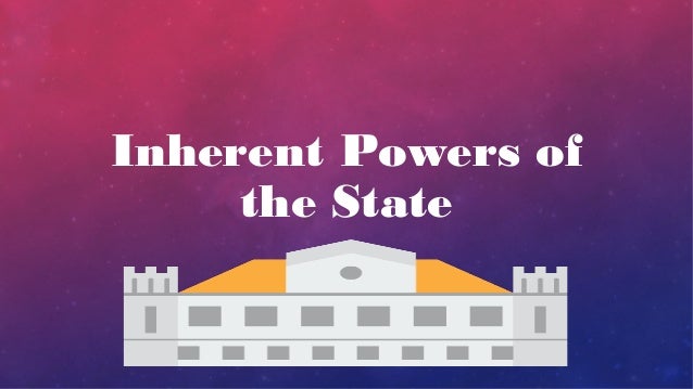 Inherent Powers Of The President
