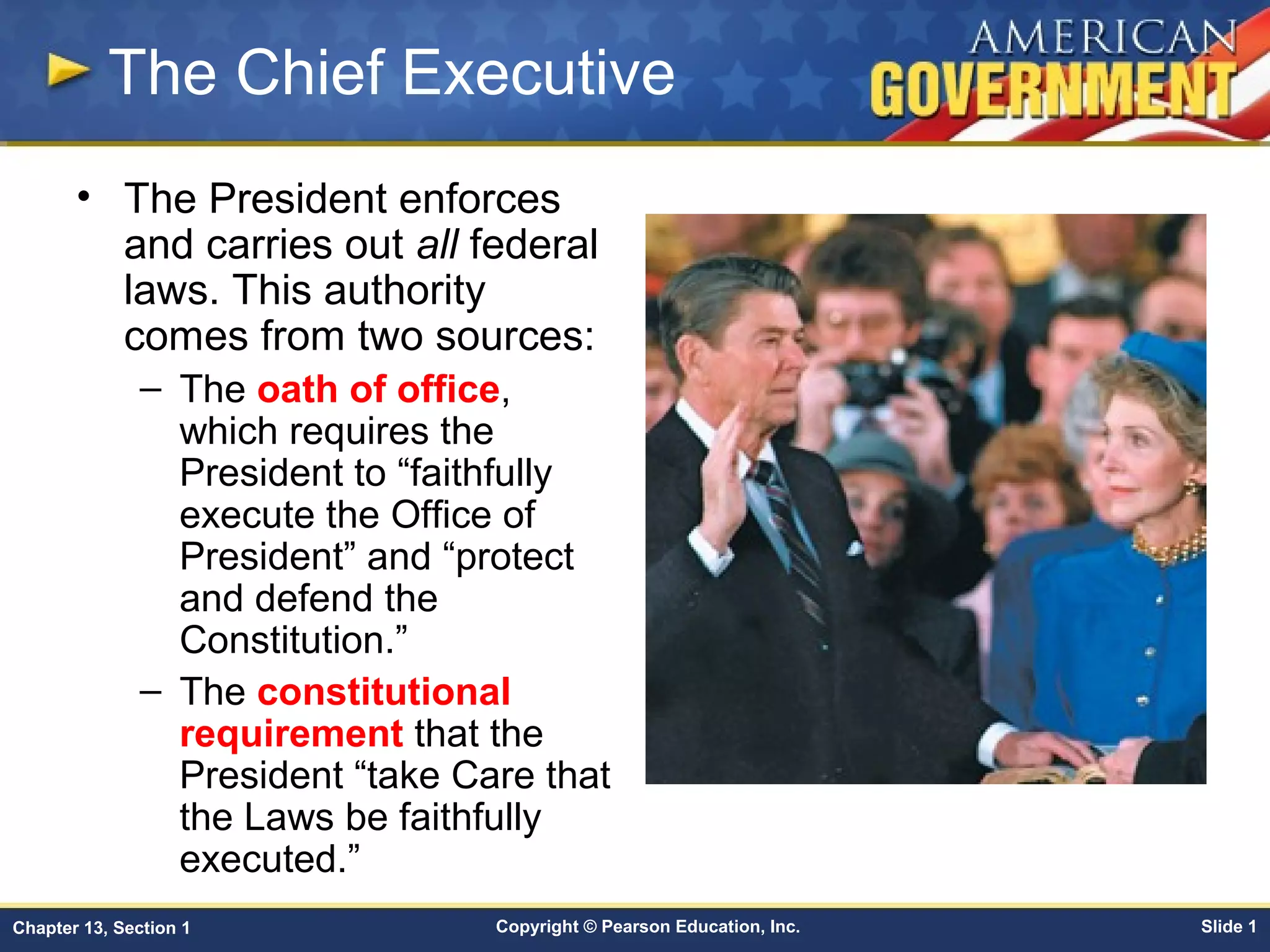 Powers of the president | PPT