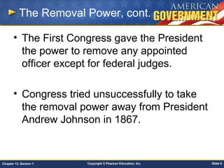 Powers of the president | PPT