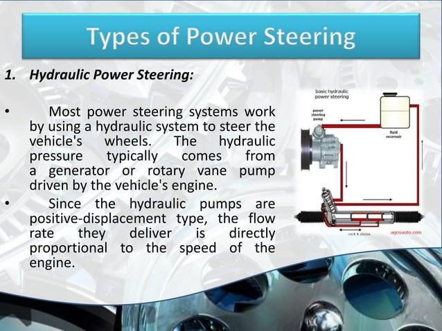 Mechanical Engineering Projects (power steering system ) | PPTX ...