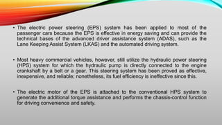 Power steering system | PPTX