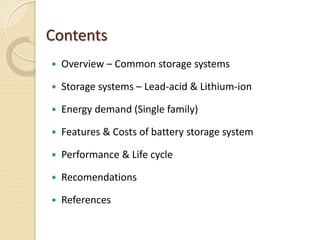 Power storage systems | PDF