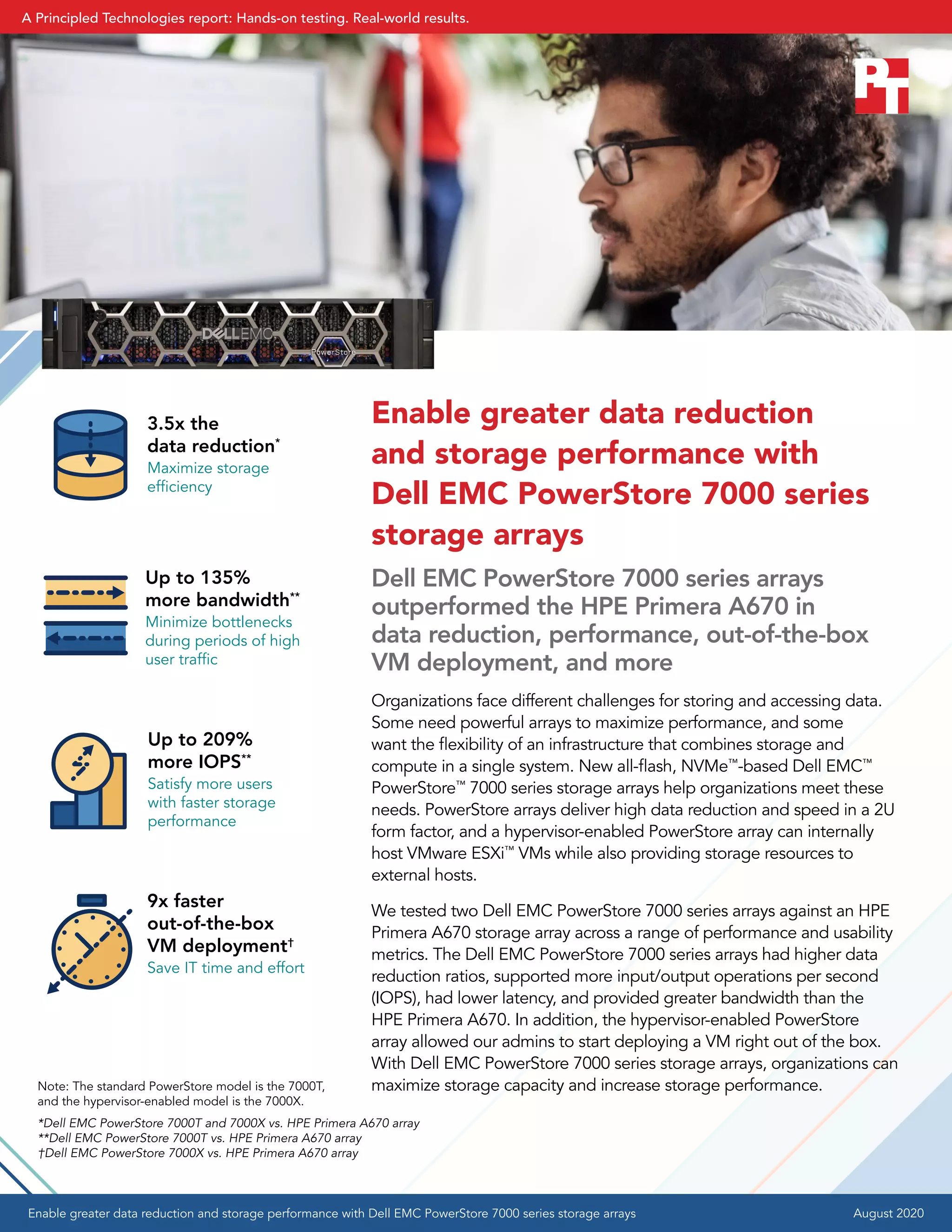 Enable greater data reduction and storage performance with Dell EMC ...