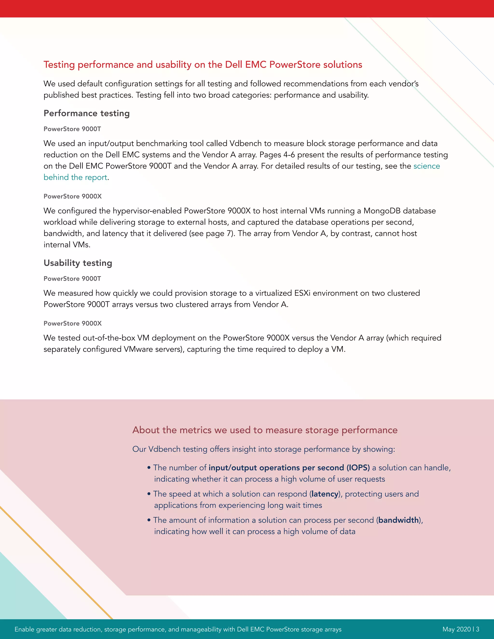 Enable greater data reduction, storage performance, and manageability ...