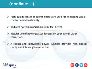 Everything About Power Sunglasses | PPT
