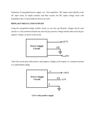 Power supplies & regulators | DOCX