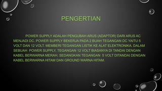 Power supply | PPTX