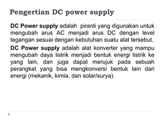 Power supply | PPTX