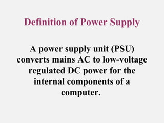 Power supply | PPT