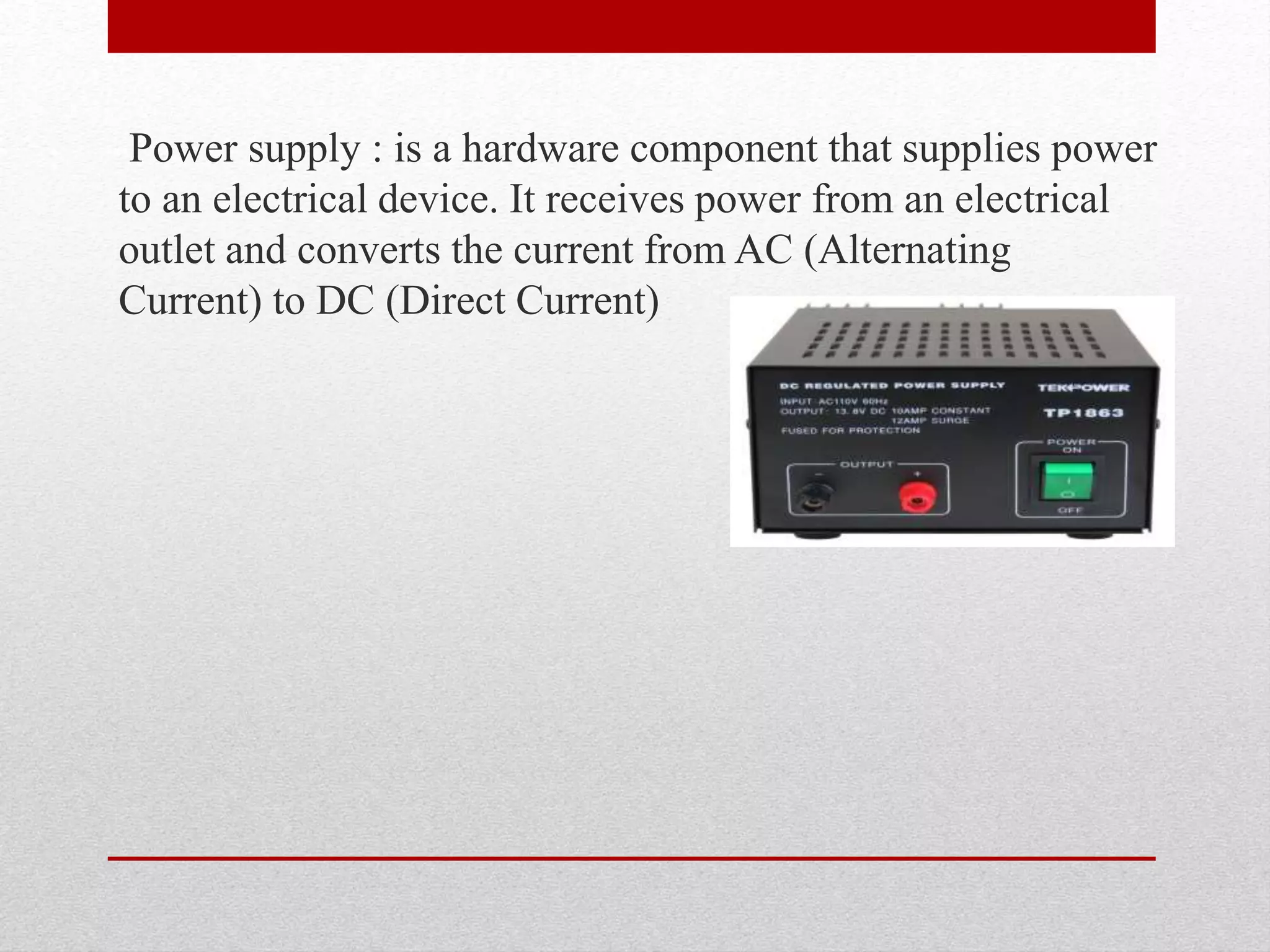 Power supply | PPTX