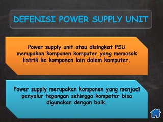 Power supply unit | PPTX