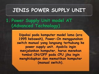 Power supply unit | PPTX