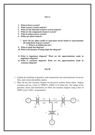 Power System Analysis! | PDF
