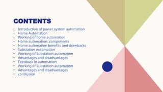 Power System Automation.pptx , ELECTRICAL ENGINEERING | PPTX