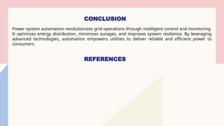 Power System Automation.pptx , ELECTRICAL ENGINEERING | PPTX