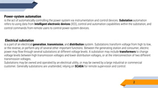 Power system automation introduction | PPSX
