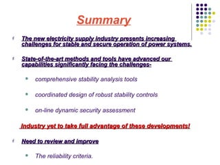 Power system contingencies | PPT