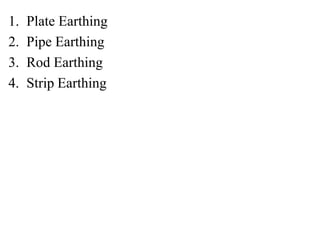 Power system earthing | PPTX