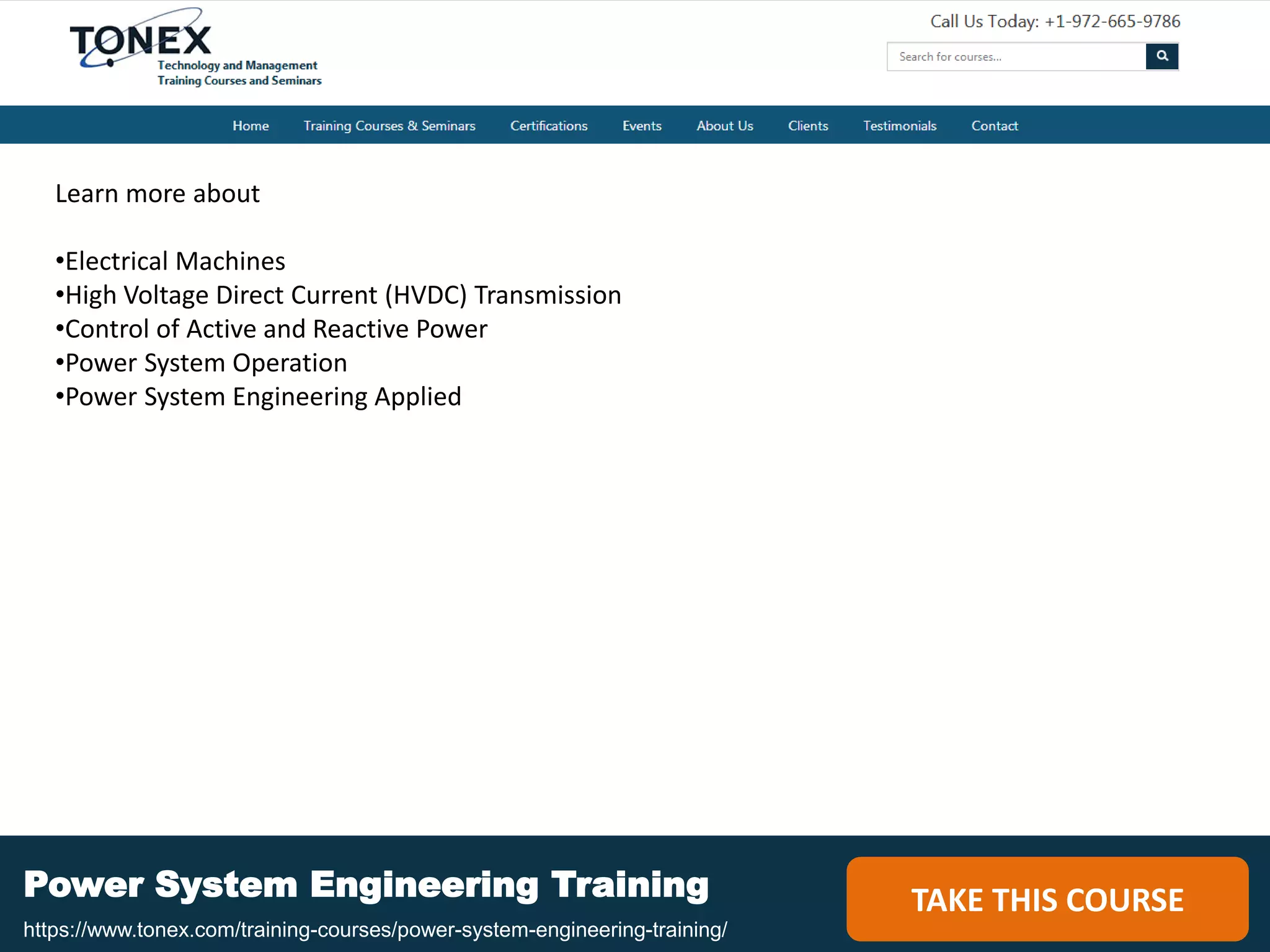 Power System Engineering Training Courses | PPTX