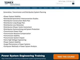 Power System Engineering Training Courses | PPT