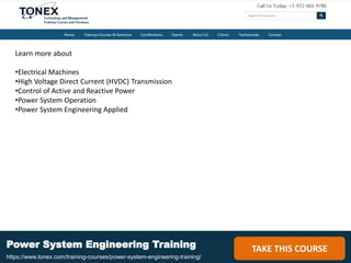 Power System Engineering Training Courses | PPT
