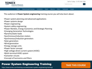 Power System Engineering Training Courses | PPT