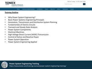 Power System Engineering Training | PPTX | Civil Engineering Industry ...
