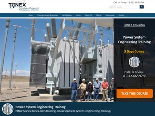 Power System Engineering Training | PPTX | Civil Engineering Industry | Industries