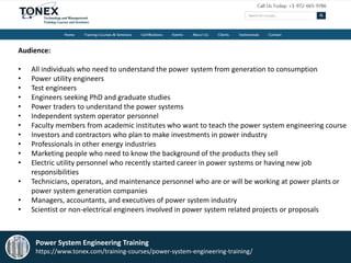 Power System Engineering Training | PPTX | Civil Engineering Industry ...