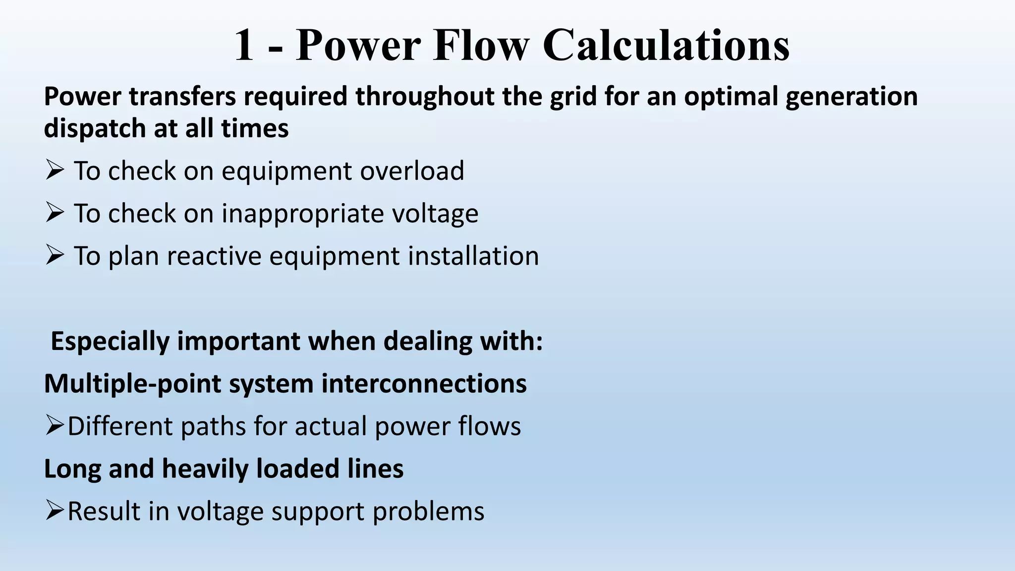 Power system interconnection presentation | PPTX