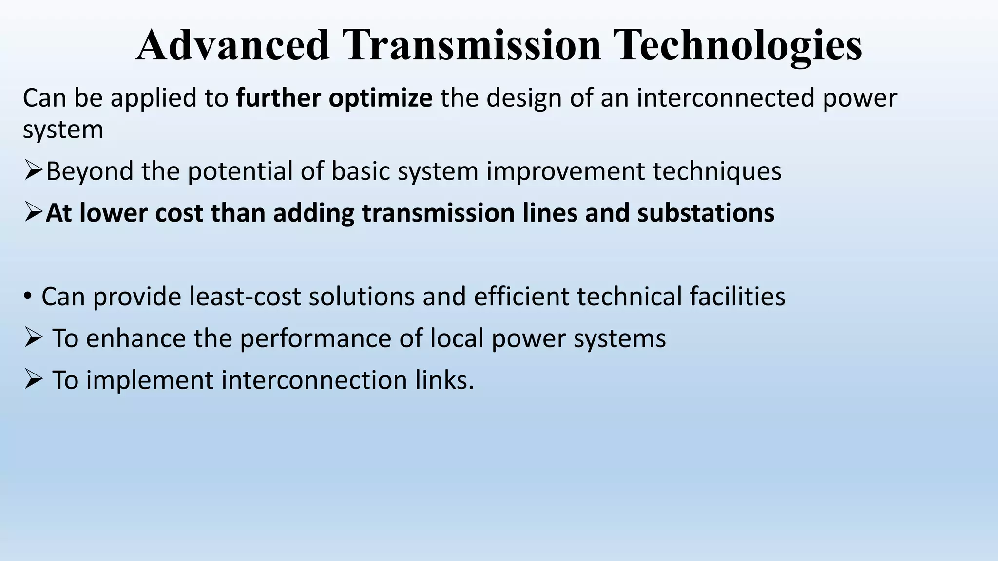 Power system interconnection presentation | PPTX