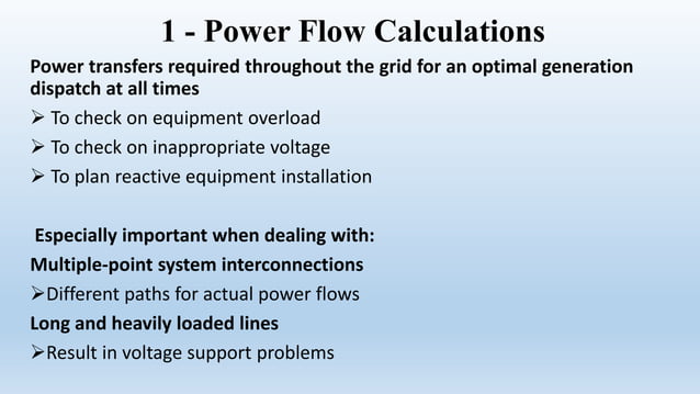 Power system interconnection presentation | PPTX