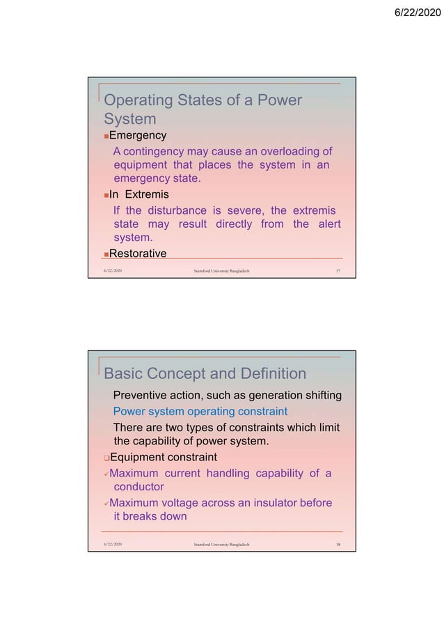 Power system operation & control( Switching & Controlling System) | PPTX
