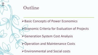 Power system planing and operation (pce5312) chapter four | PPT