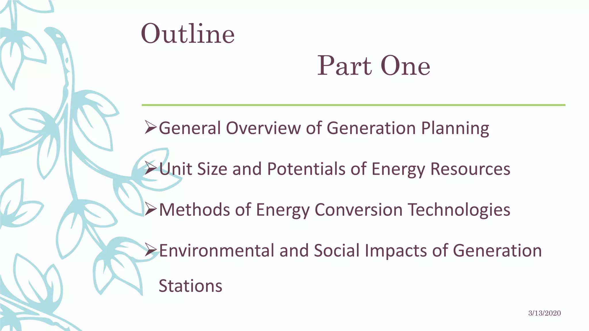 Power system planing and operation (pce5312) chapter two | PDF
