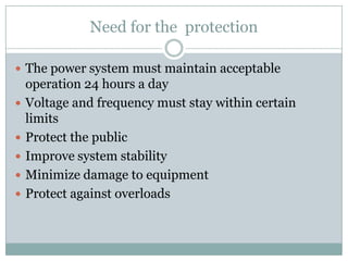 Power system protection | PPTX