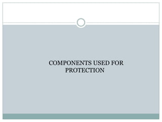 Power system protection | PPTX