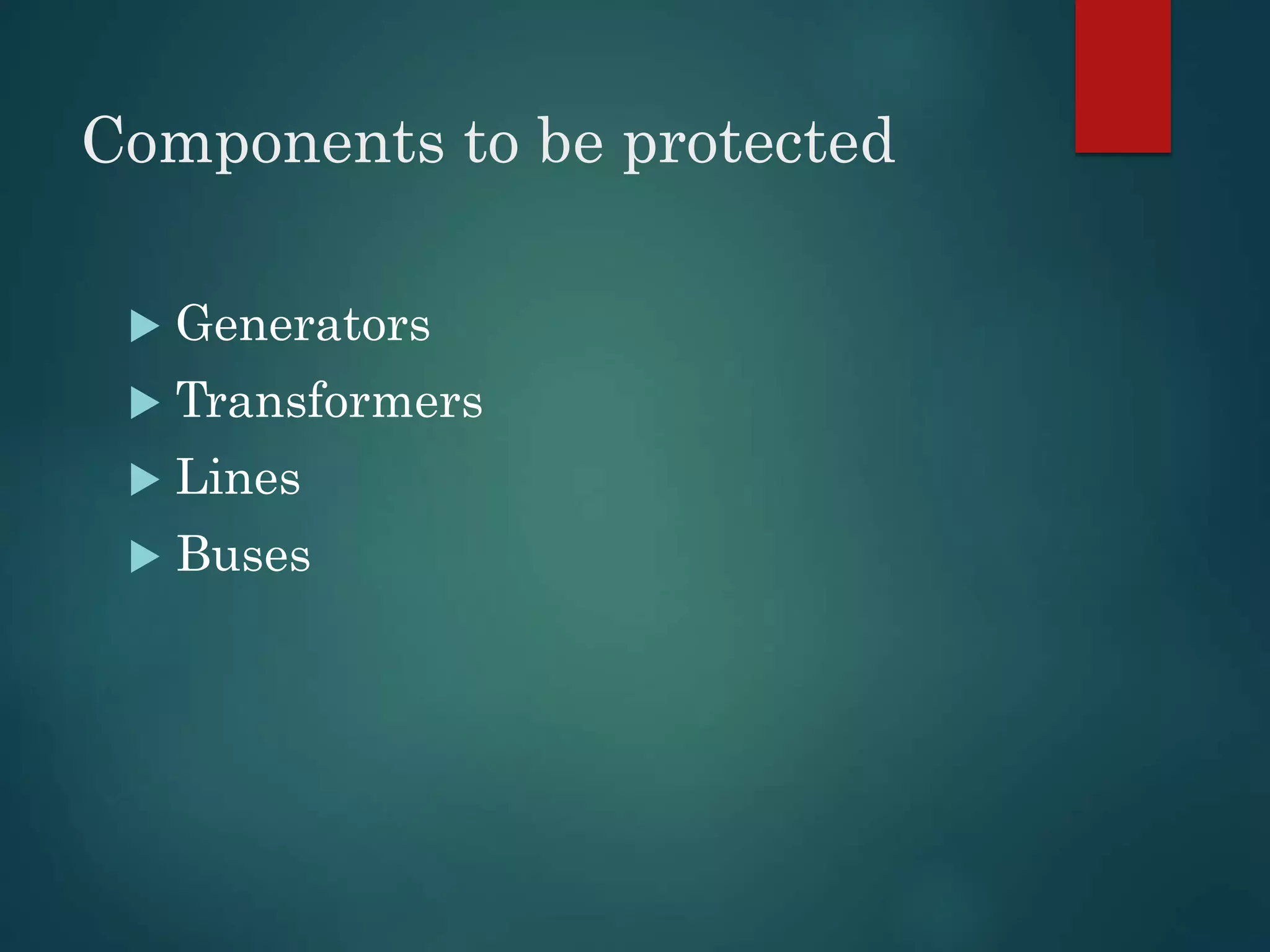 Power system protection | PPTX