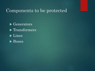 Power system protection | PPTX
